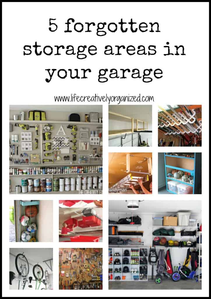 5 forgotten garage storage areas - LIFE, CREATIVELY ORGANIZED