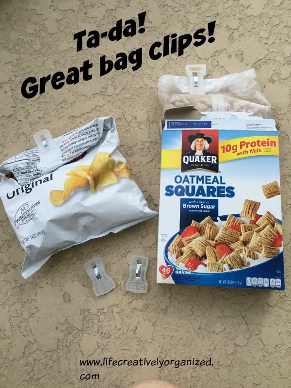 Great bag clips - LIFE, CREATIVELY ORGANIZED