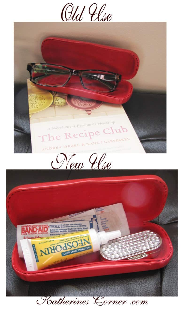 first-aid-kit-from-old-eye-glass-case - LIFE, CREATIVELY ORGANIZED