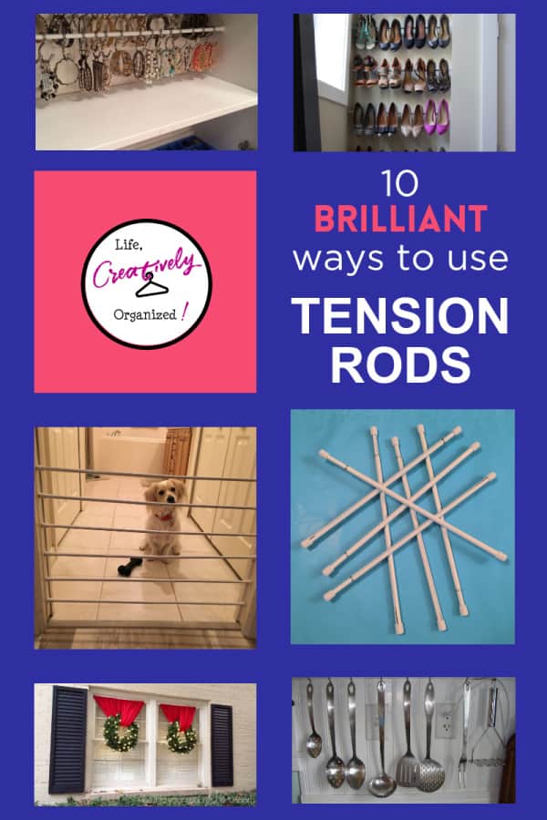 new tension rod pin 1 - LIFE, CREATIVELY ORGANIZED