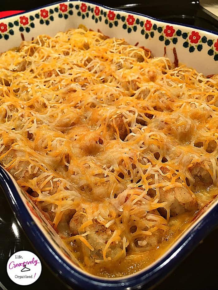 close-up-finished-casserole - LIFE, CREATIVELY ORGANIZED