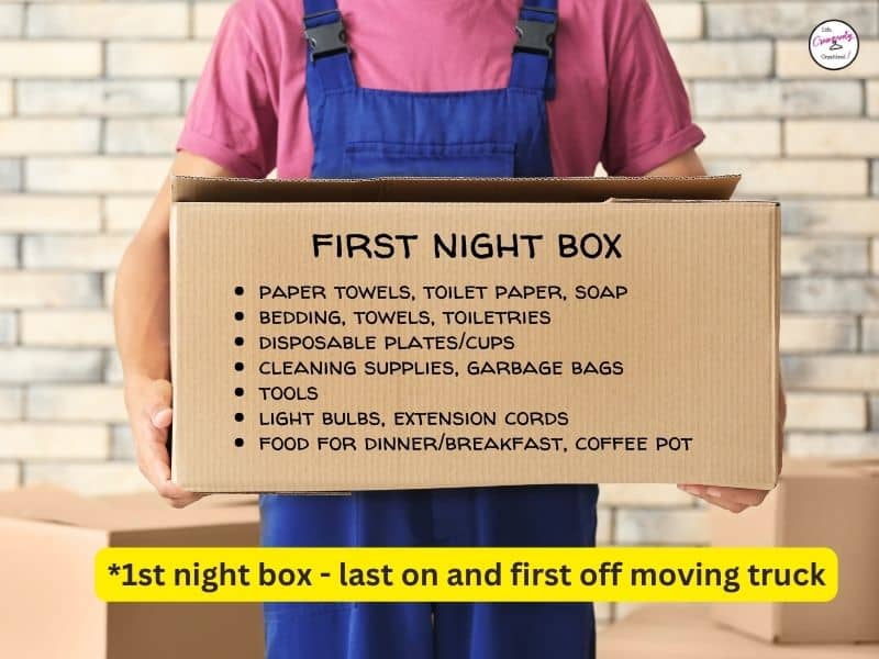 first night box - LIFE, CREATIVELY ORGANIZED